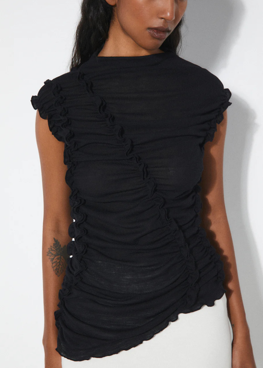 Rita Row Mia Top - Black – Quinn Says